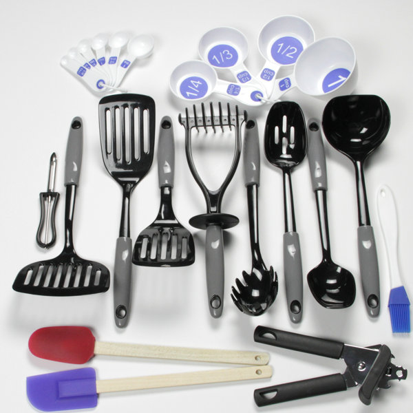 Chef Craft 23-Piece Nylon Select Kitchen Tool and Gadget Utensil Set ...