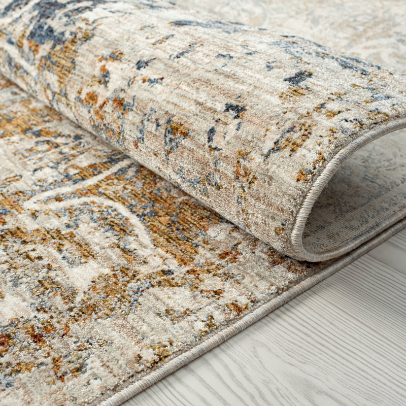 Bungalow Rose Dmoni Rust Rug & Reviews | Wayfair