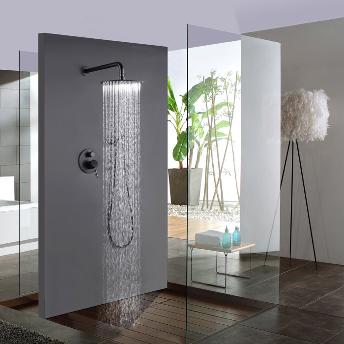 Selected Two Handles Shower Faucet Rough-In Valve & Reviews | Wayfair