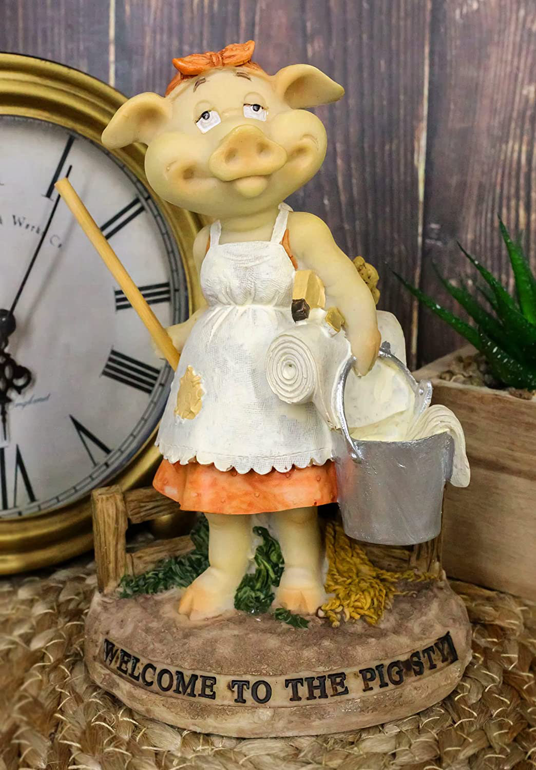 August Grove® 'Welcome To The Pigsty' Whimsical Cinderella Pig Carrying ...