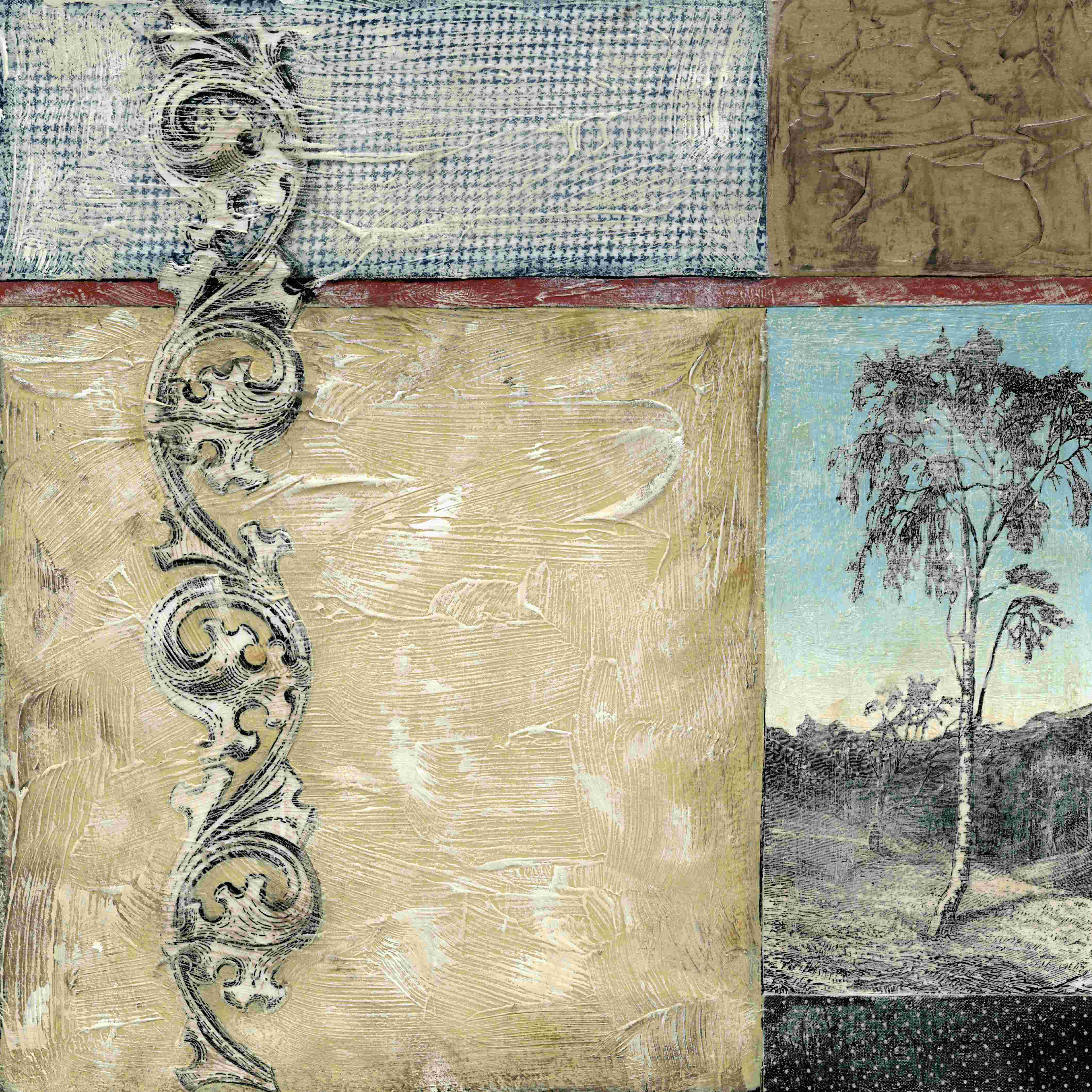 Rosalind Wheeler Vintage Collage IV by Chariklia Zarris - Wrapped ...