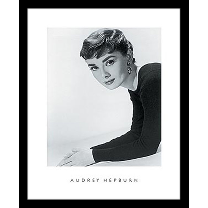 Wrought Studio Audrey Hepburn - Picture Frame Photograph | Wayfair