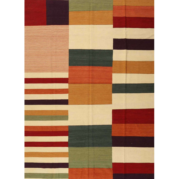 Hokku Designs Talanna Orange/Beige/Red Rug | Wayfair