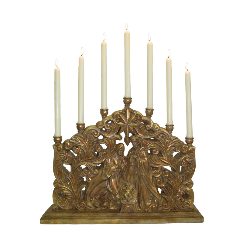 ExpoDecorLLC Wood Candelabra | Wayfair