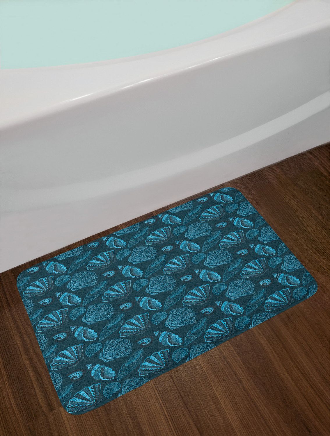 Bless international Scallop Bath Rug | Wayfair