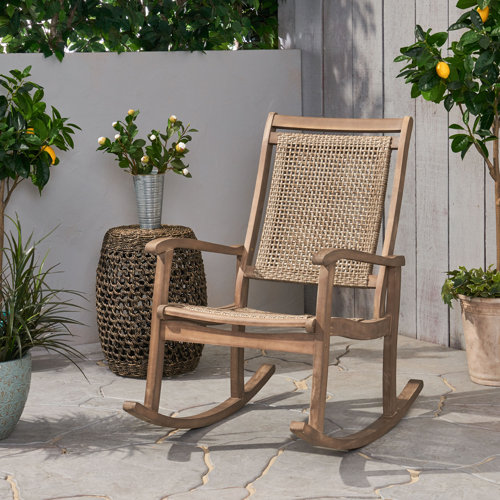 Sand & Stable Outdoor Wallings Rocking Chair & Reviews | Wayfair