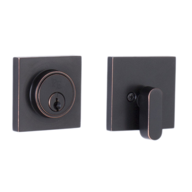 Weslock Square Single Cylinder Deadbolt | Wayfair