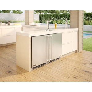 Lynx 3.9 Cubic Feet cu. ft. Built-In Mini Fridge with Freezer | Wayfair