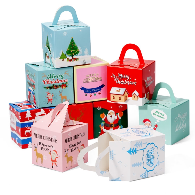 The Seasonal Aisle Callie 30 Card Gift Boxes in 10 Styles Decorative ...