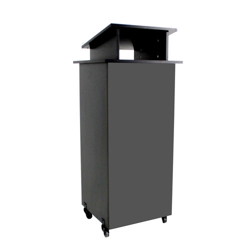 FixtureDisplays 44" Wood Full Podium with Wheels & Reviews - Wayfair Canada