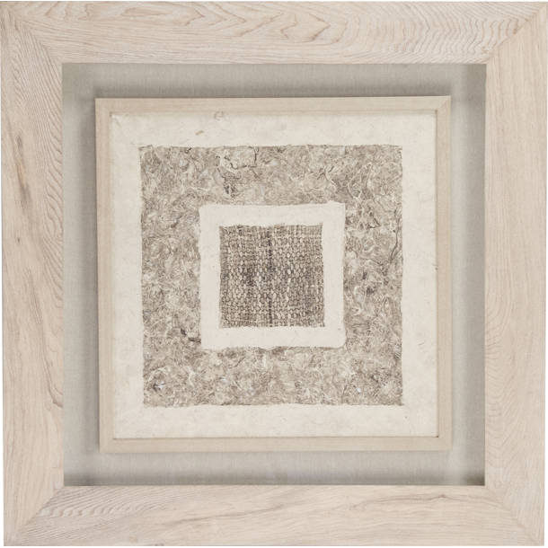 Zentique Abstract Paper - Shadow Box Print on Wood | Wayfair
