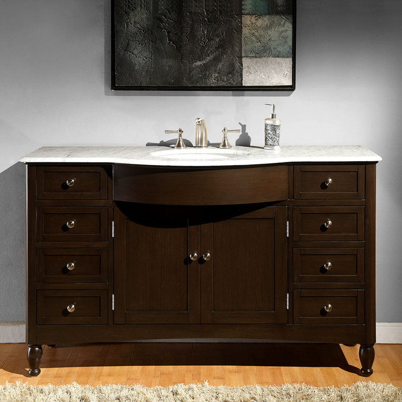 Darby Home Co Davian 58'' Free-standing Single Bathroom Vanity with ...