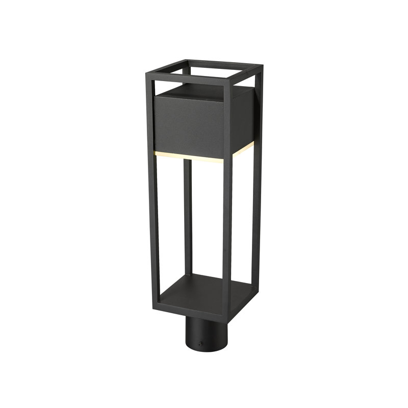Mercury Row® Esquibel Black 1 -Light Hardwired Integrated LED Lantern ...