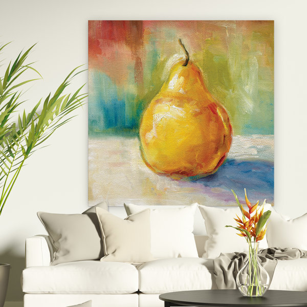 Ebern Designs Fresh Pear - Print on Canvas & Reviews | Wayfair