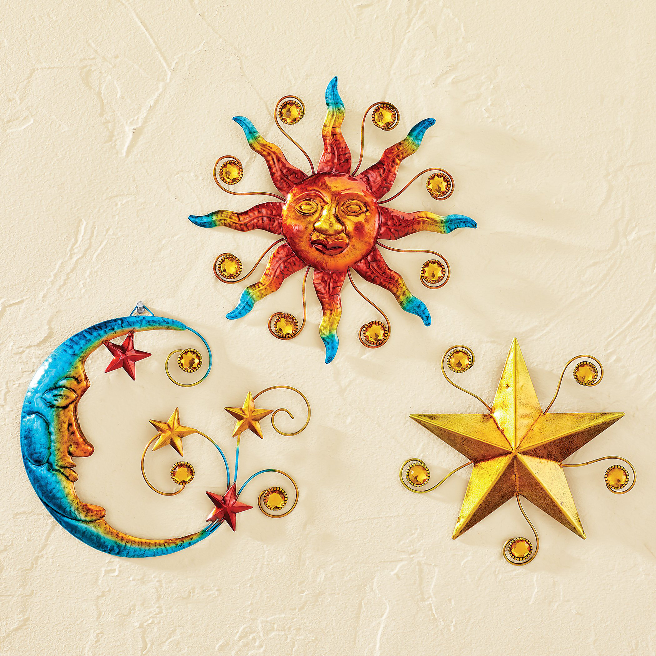 Dakota Fields 3 Piece Celestial Wall Décor Set | Wayfair