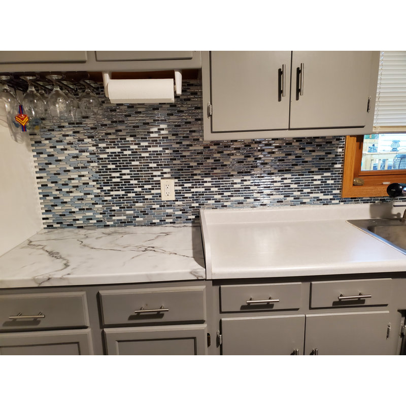 TicTacTiles 9.25" x 9.81" PVC Peel & Stick Mosaic Tile & Reviews | Wayfair