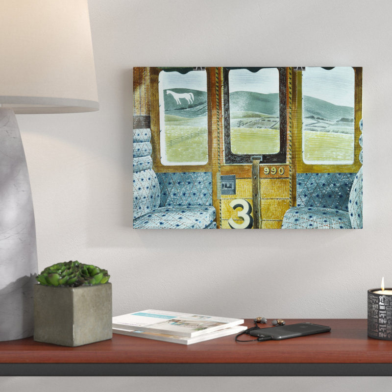 East Urban Home 'Train Landscape' by Eric Ravilious Painting Print ...