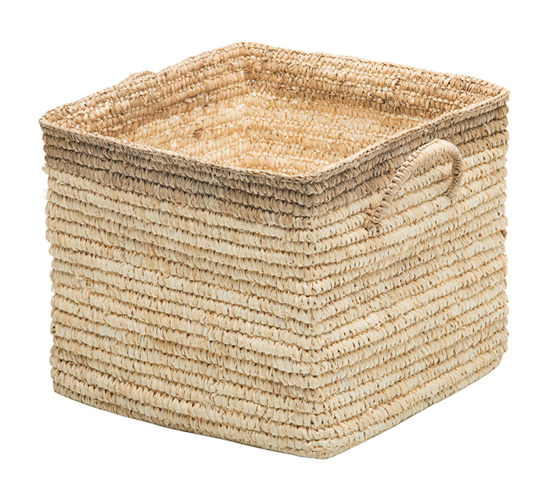 Longshore Tides Square Wicker Storage Basket | Wayfair