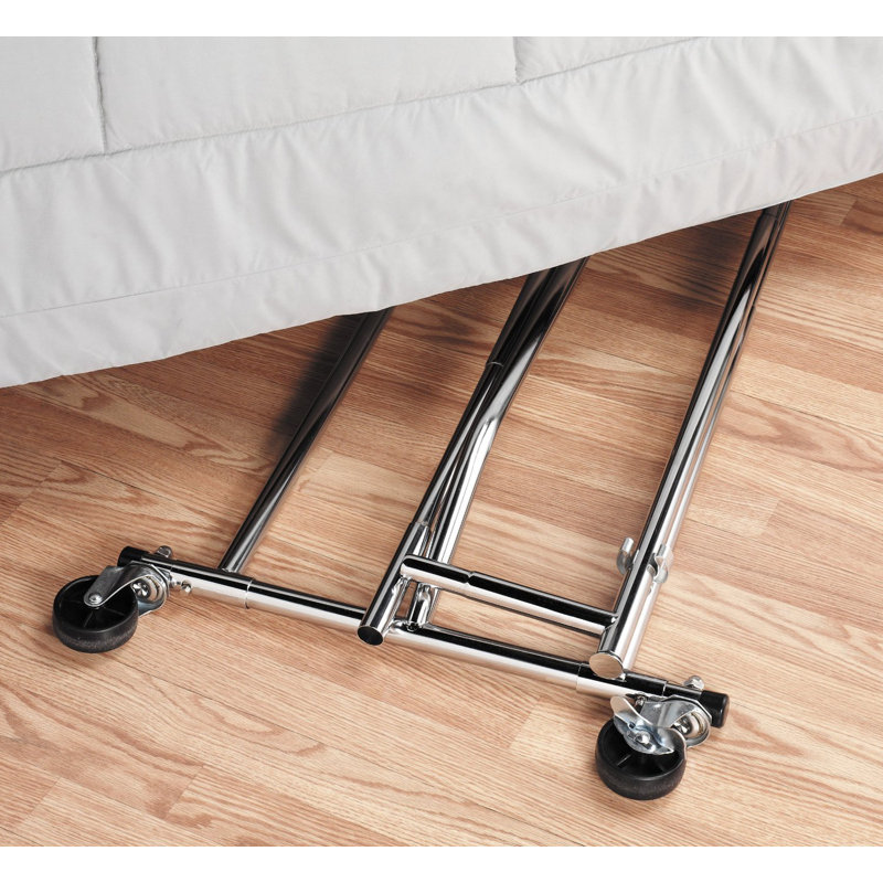 Rebrilliant Adjustable Rolling Clothes Rack & Reviews | Wayfair