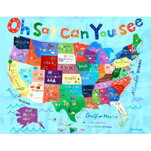 Oopsy Daisy Oh Say Can You See Canvas Art | Wayfair