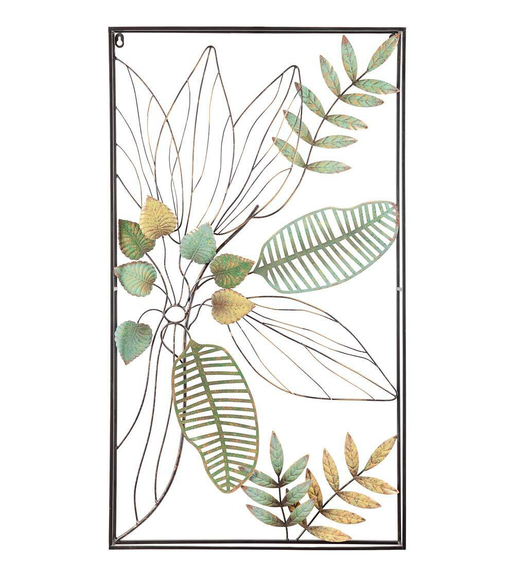 Plow & Hearth 3D Metal Botanical Fern Wall Décor & Reviews | Wayfair
