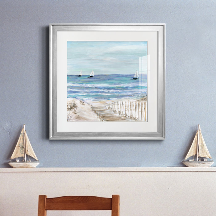 Breakwater Bay Gulf Shores III - Picture Frame Painting | Wayfair