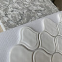 Supreme Tile Jolanda 3" x 3" Glass/Ceramic/Natural Stone Grid Mosaic ...