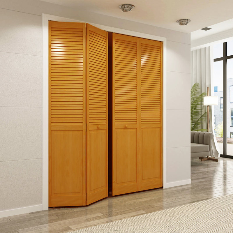 KIBY Porte pliante à finition en bois à panneau et Commentaires ...