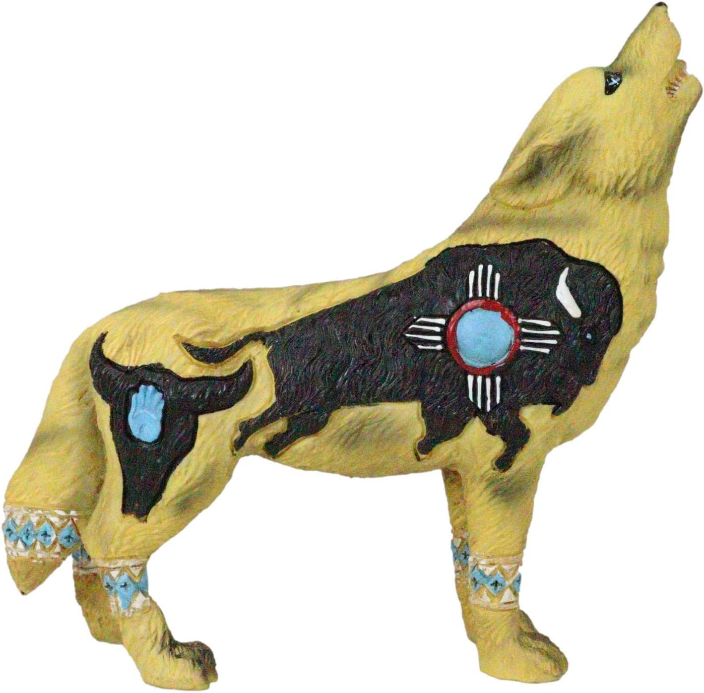 Bungalow Rose Howling Wolf Totem Spirit | Wayfair