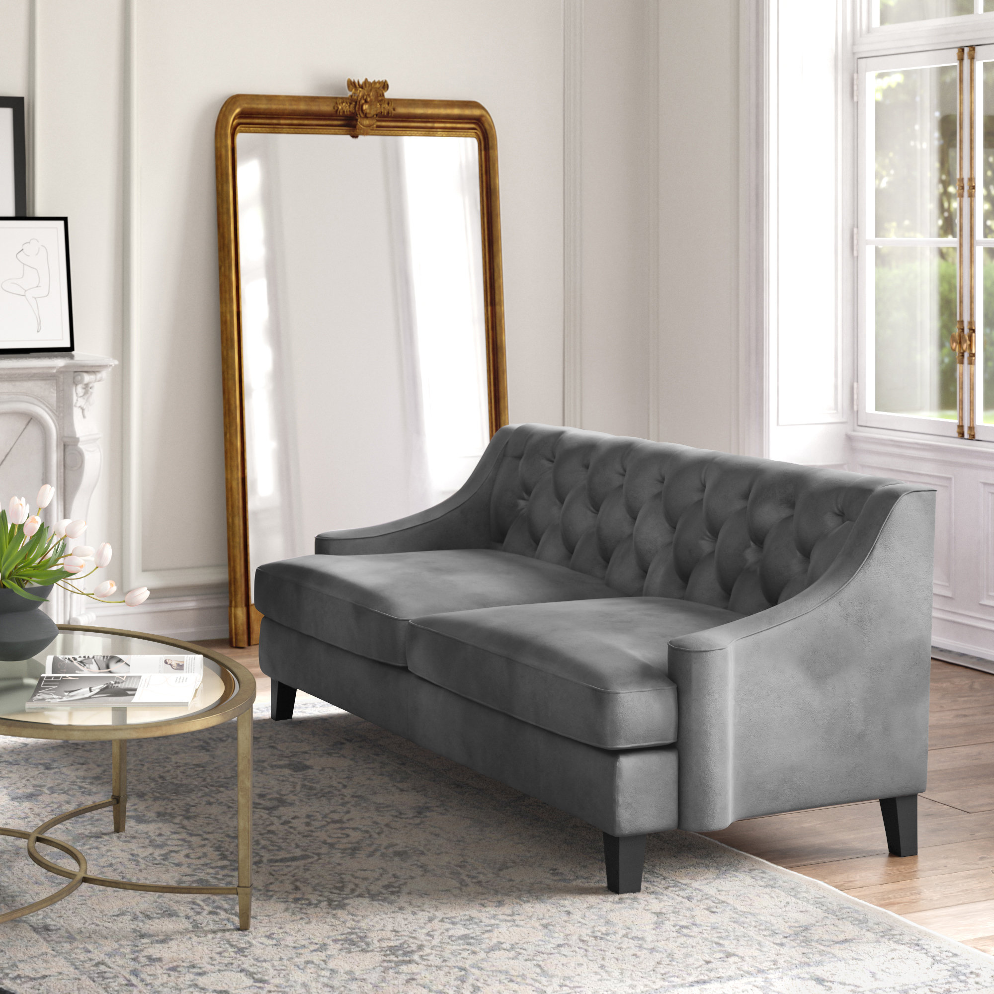 Kelly Clarkson Home Briley 85'' Upholstered Sofa & Reviews | Wayfair