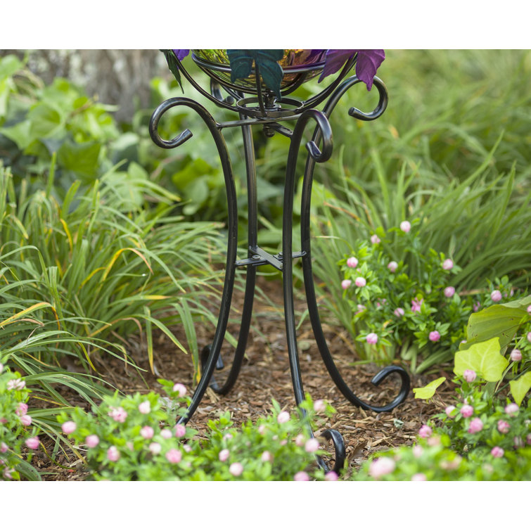 Plow & Hearth Spinning Gazing Ball Stand & Reviews | Wayfair