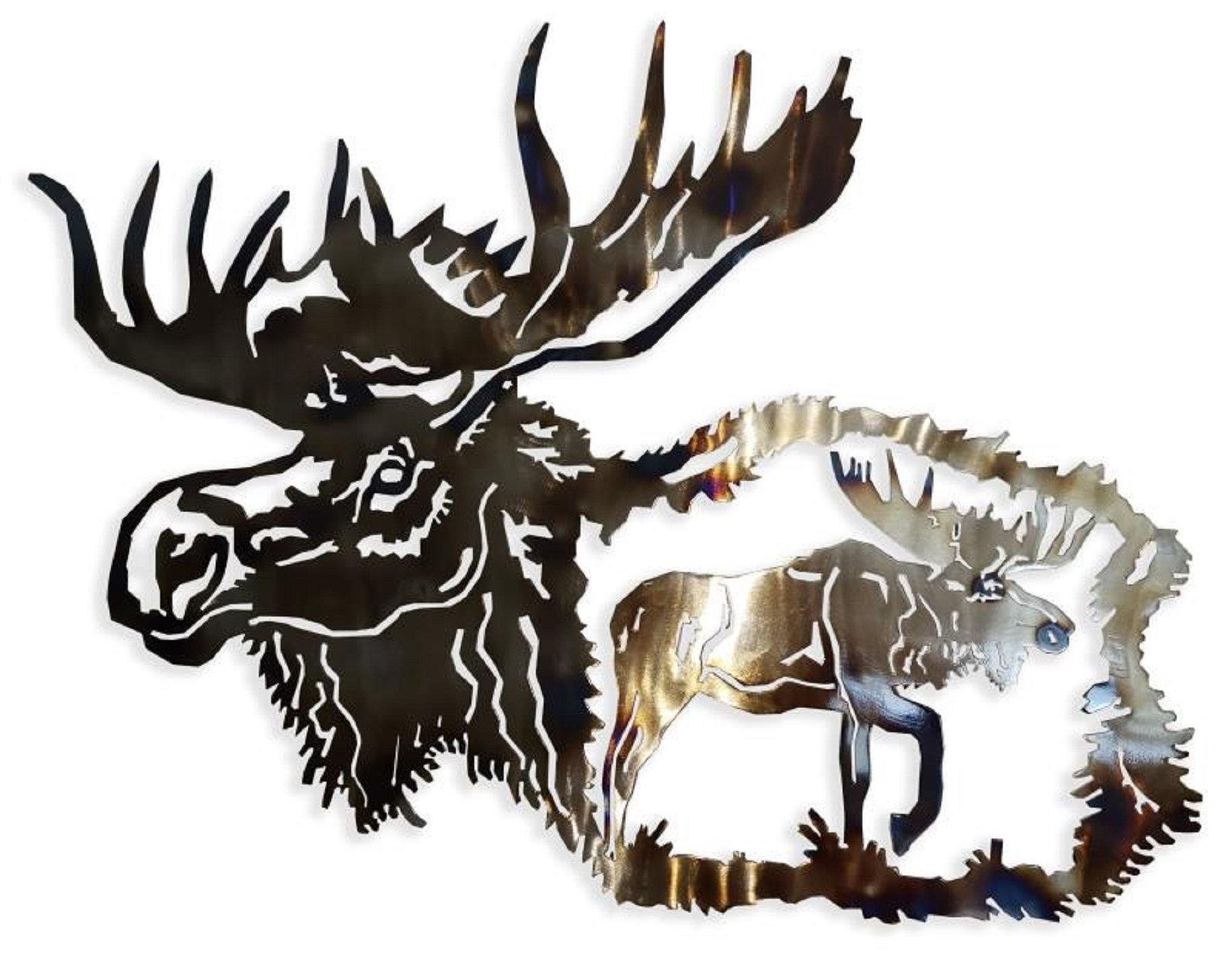 Peterson Housewares Inc. Moose Metal Wall Décor | Wayfair