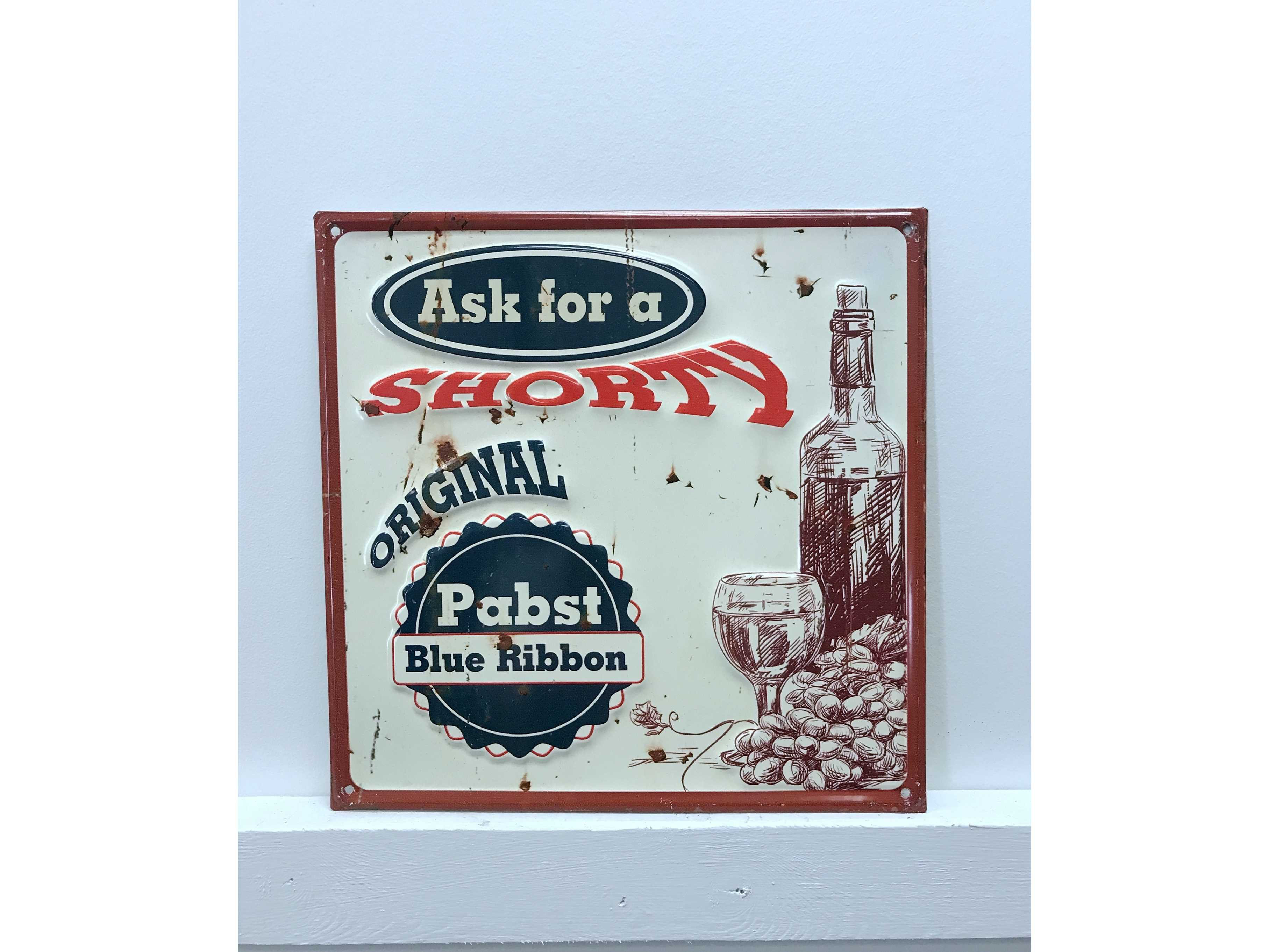 Williston Forge Pabst Blue Ribbon Vintage Metal Wall Décor | Wayfair