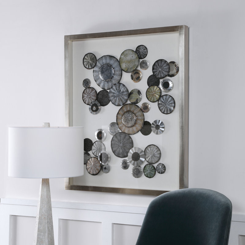 17 Stories Abstract Shadow Box Wall Décor | Wayfair