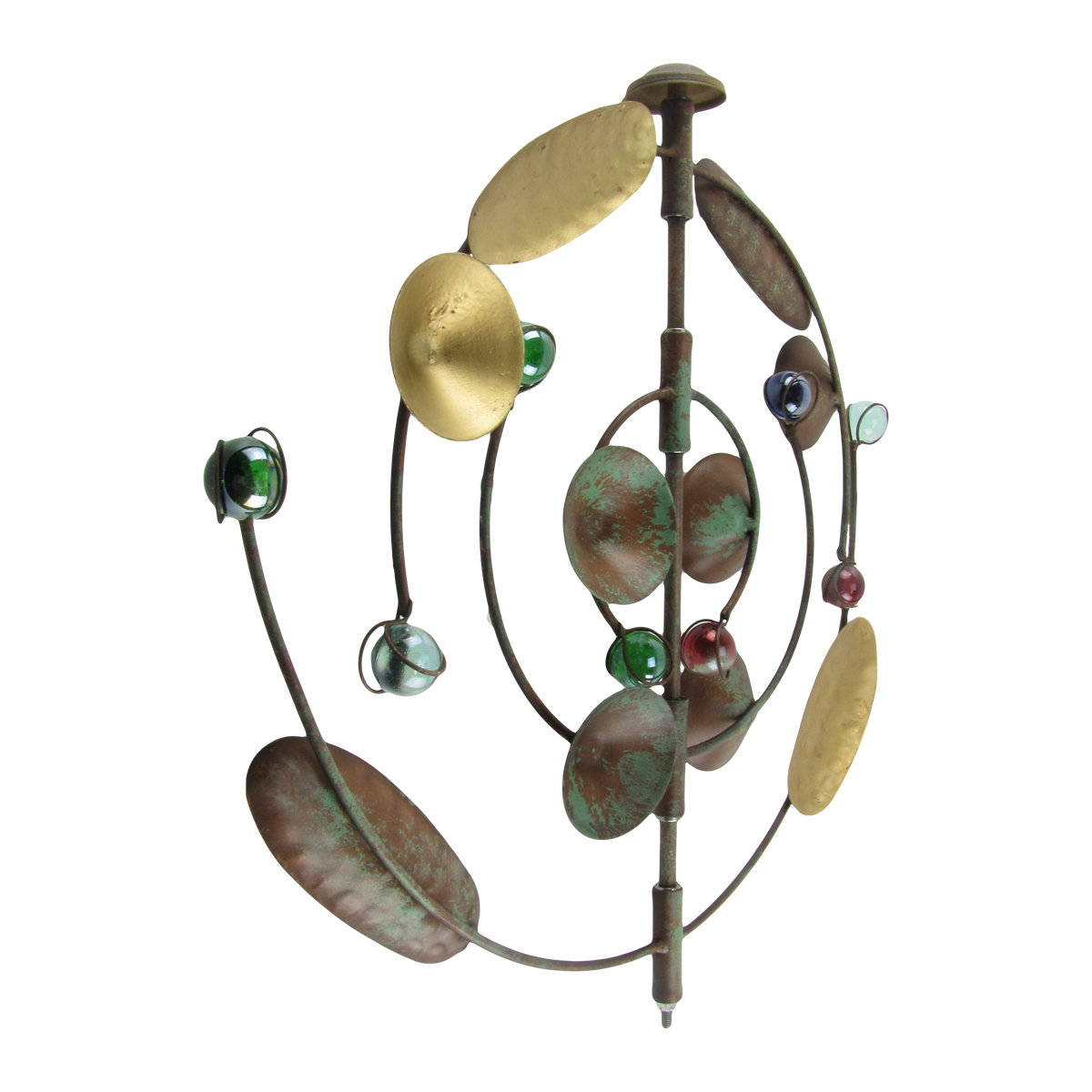Winston Porter Hooper Metal Cosmic Spinner Wind Dance Windmill ...
