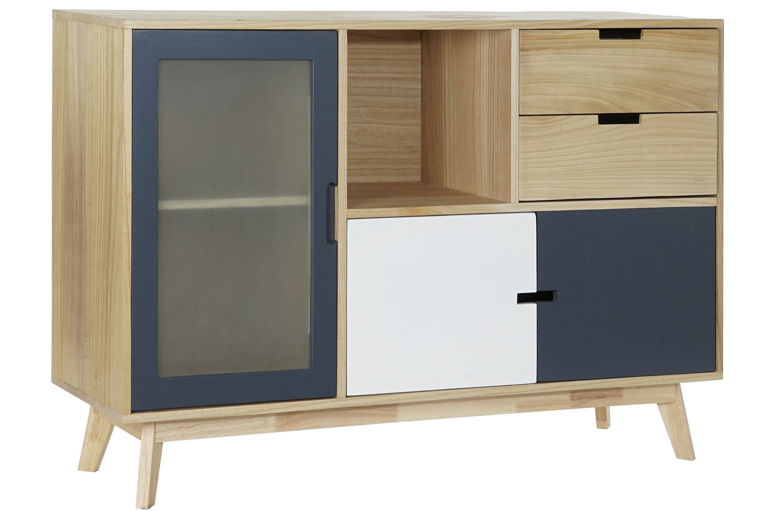 Isabelline Castor 120Cm Wide 2 Drawer Solid Wood Sideboard | Wayfair.co.uk