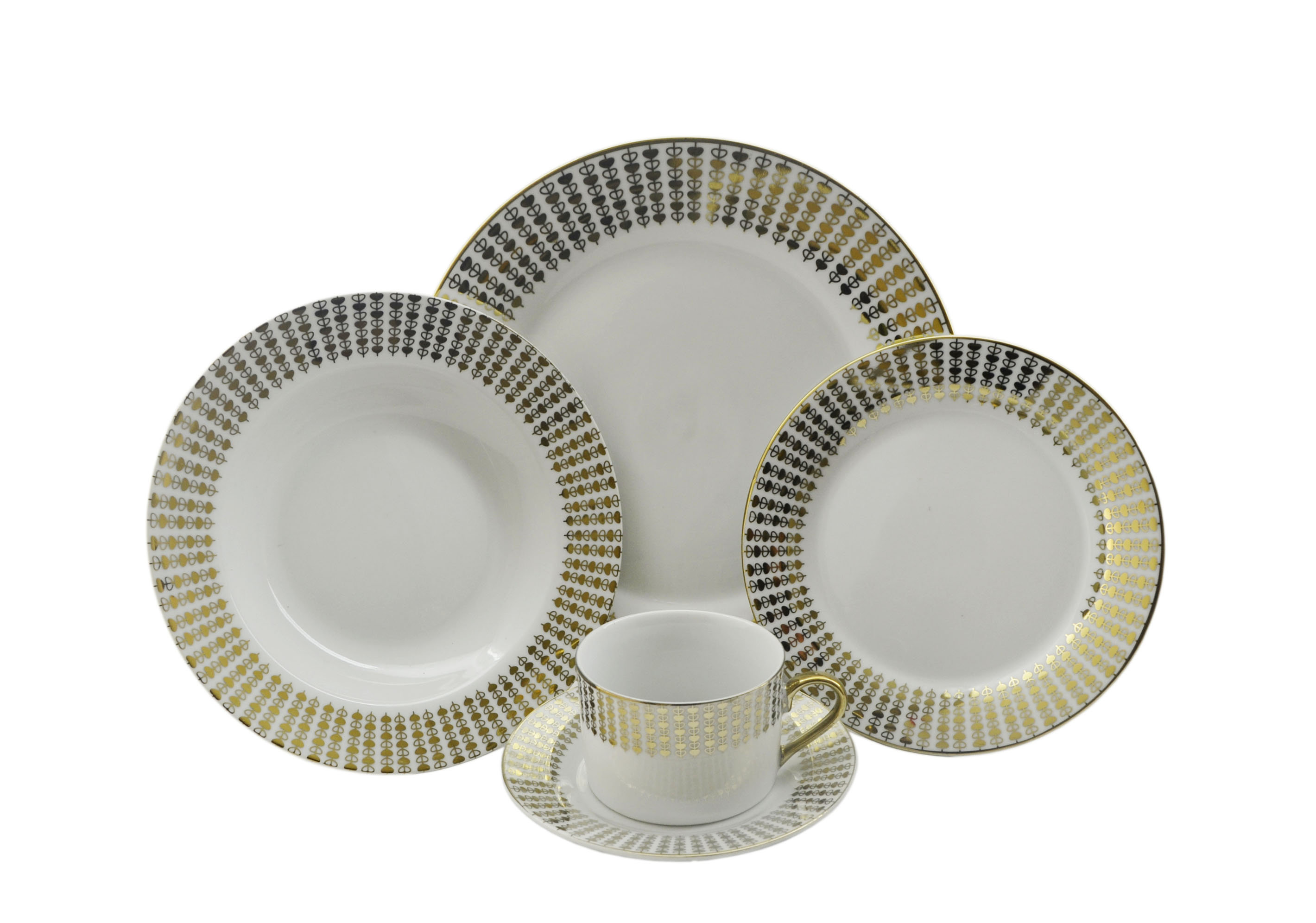 Three Star Im/Ex Inc. Earthenware Dinnerware - Set of 40 | Wayfair