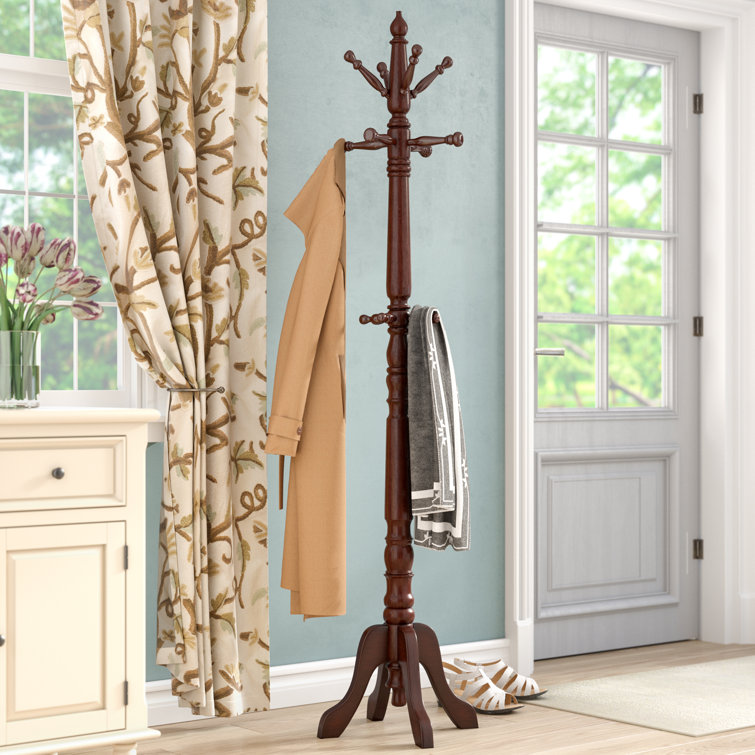 Astoria Grand 17'' Wide Solid Wood Freestanding Coat Rack & Reviews ...