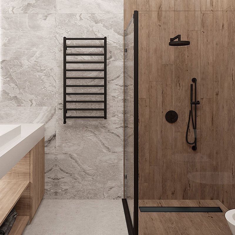 Interbath Stainless Steel Linear Grid Shower Drain | Wayfair