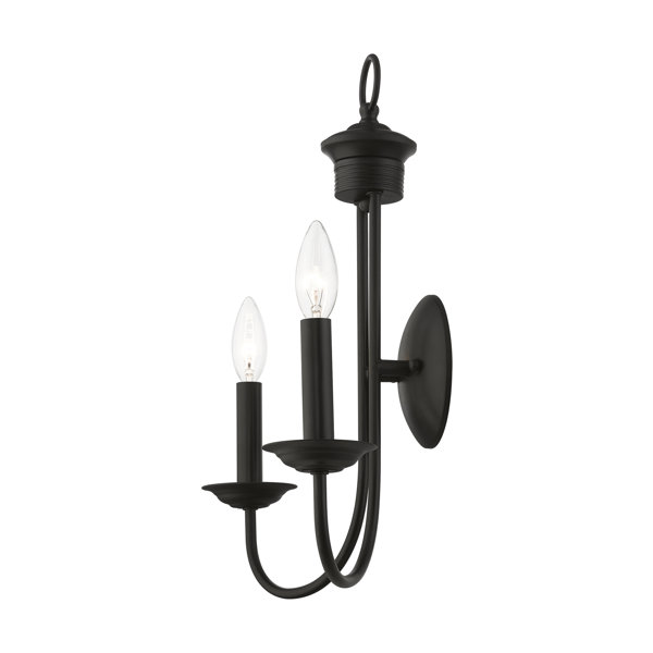 Willa Arlo Interiors Caughfield Steel Candle Wall Light | Wayfair