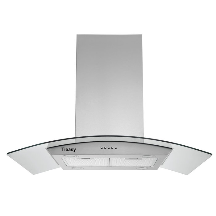 Tieasy Island Range Hood 36 Inches 700 Cubic Feet Per Minute CFM ...