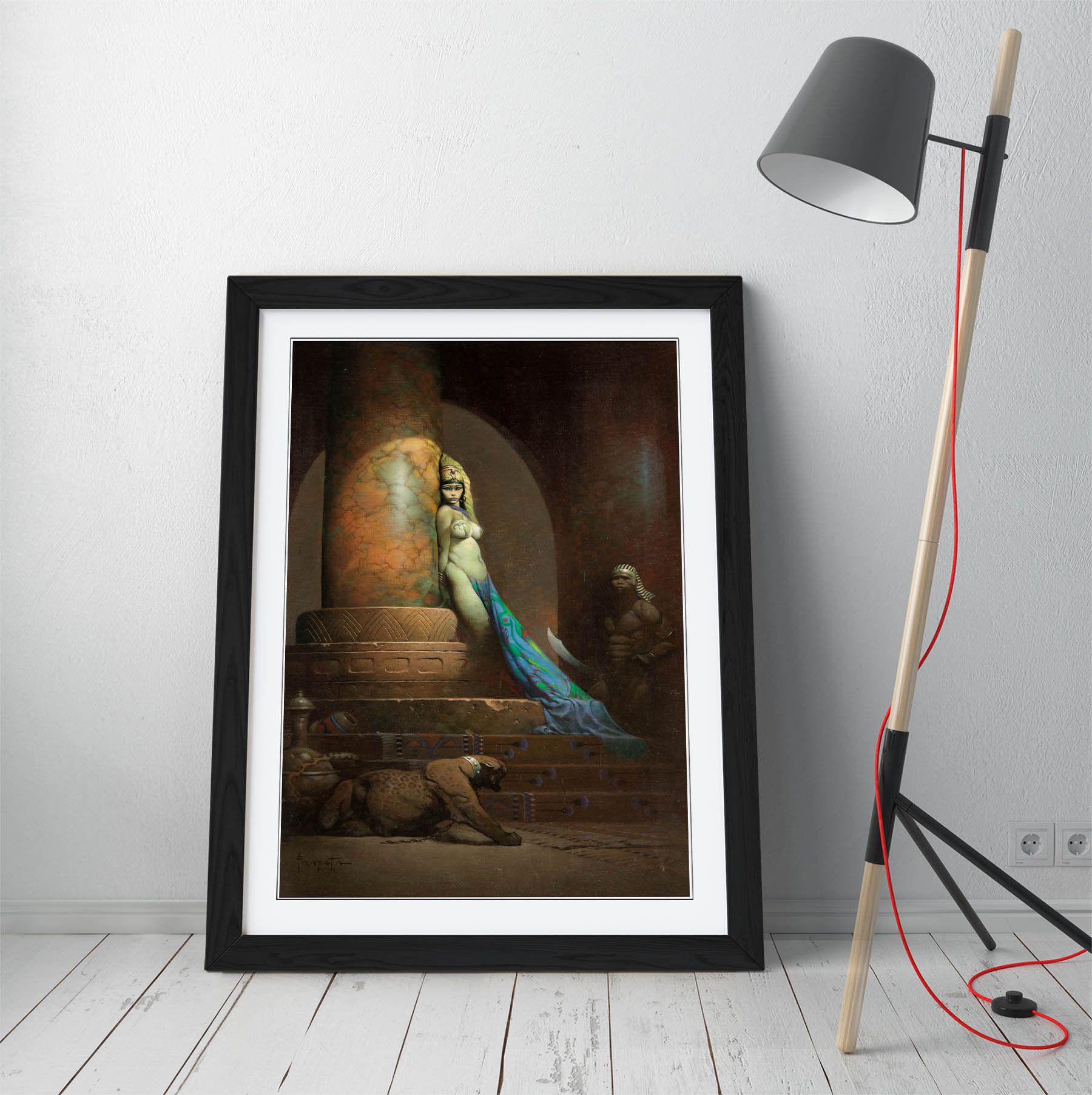 Brayden Studio Egyptian Queen Frank Frazetta - Picture Frame Art Prints ...
