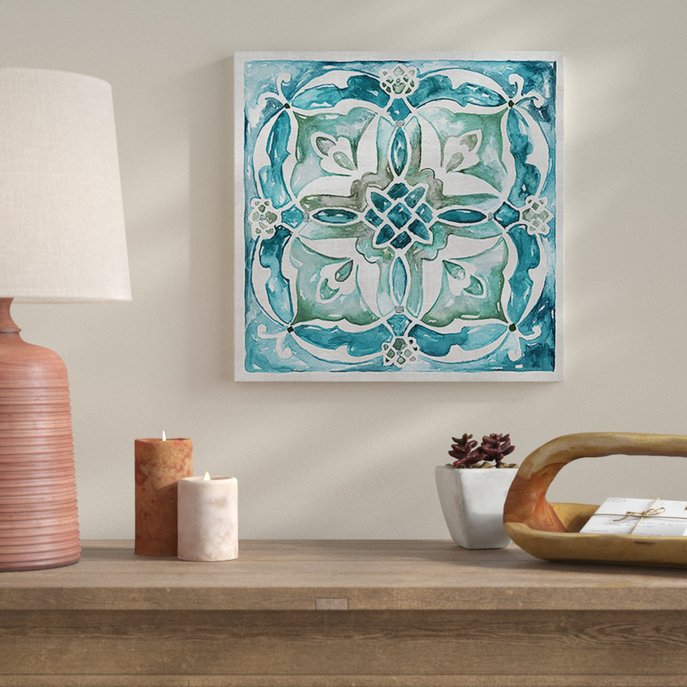 Bungalow Rose Caribbean Tile III by Nan - Print | Wayfair