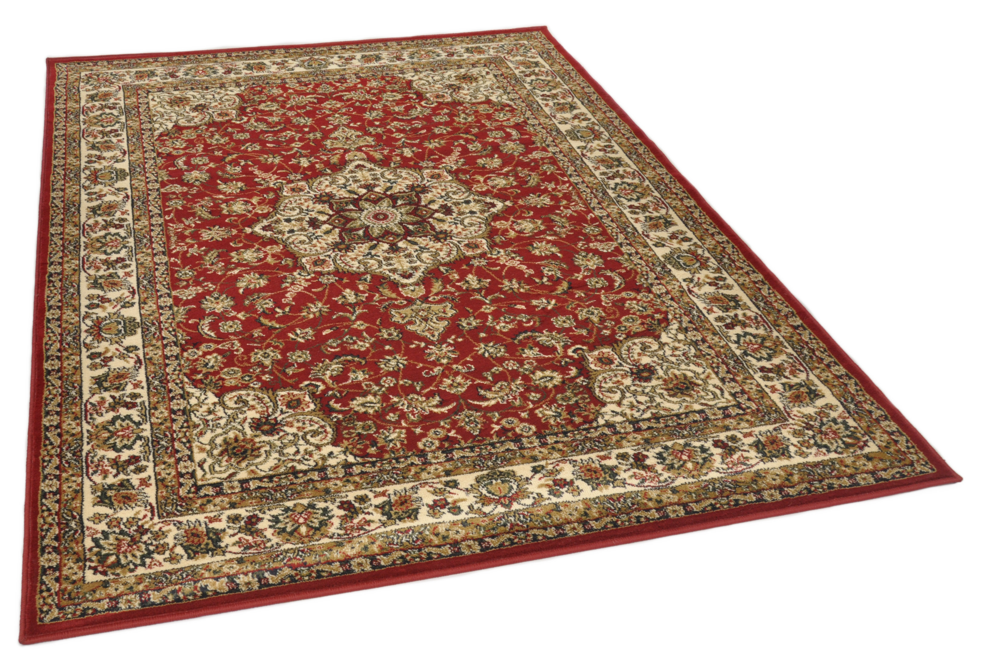 Theko Machine Woven Red Rug | Wayfair.co.uk