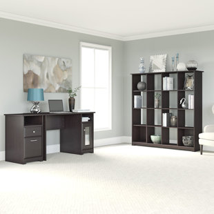 Bookcase Wall Unit With Desk | Wayfair.ca
