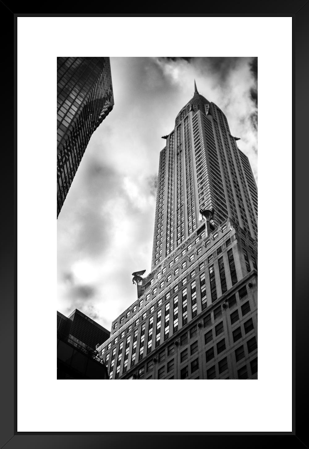 Latitude Run® Striking View Of Chrysler Building With Dramatic Sky ...