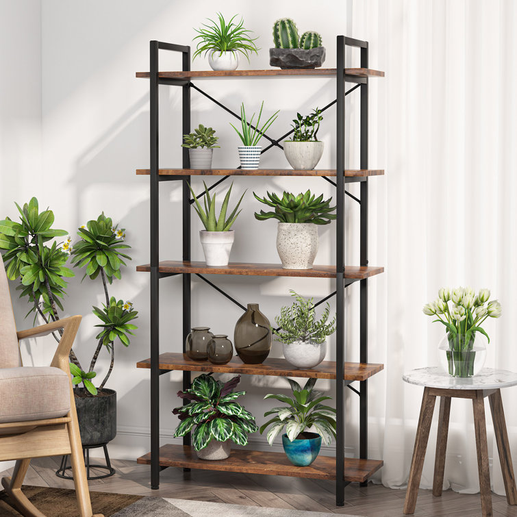 Latitude Run® 62.99'' H x 31.49'' W Metal Etagere Bookcase & Reviews ...