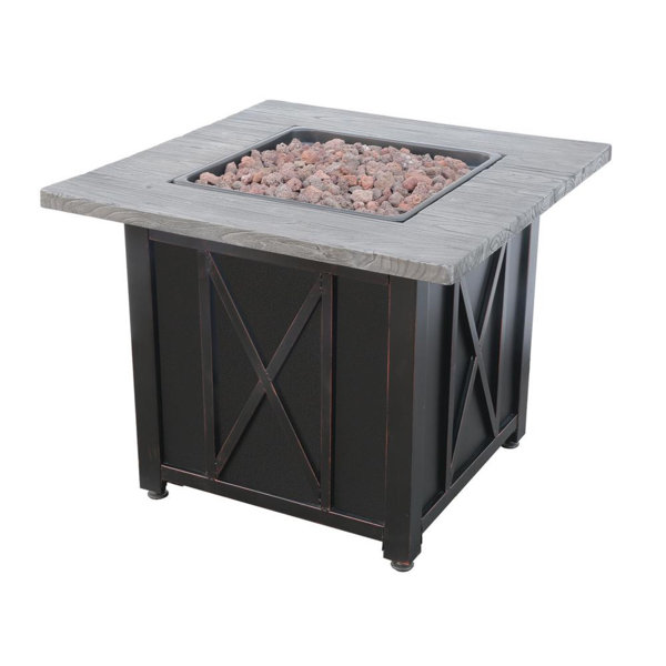 Mr. Bar-B-Q Outdoor Steel Propane/Natural Gas Fire Pit | Wayfair