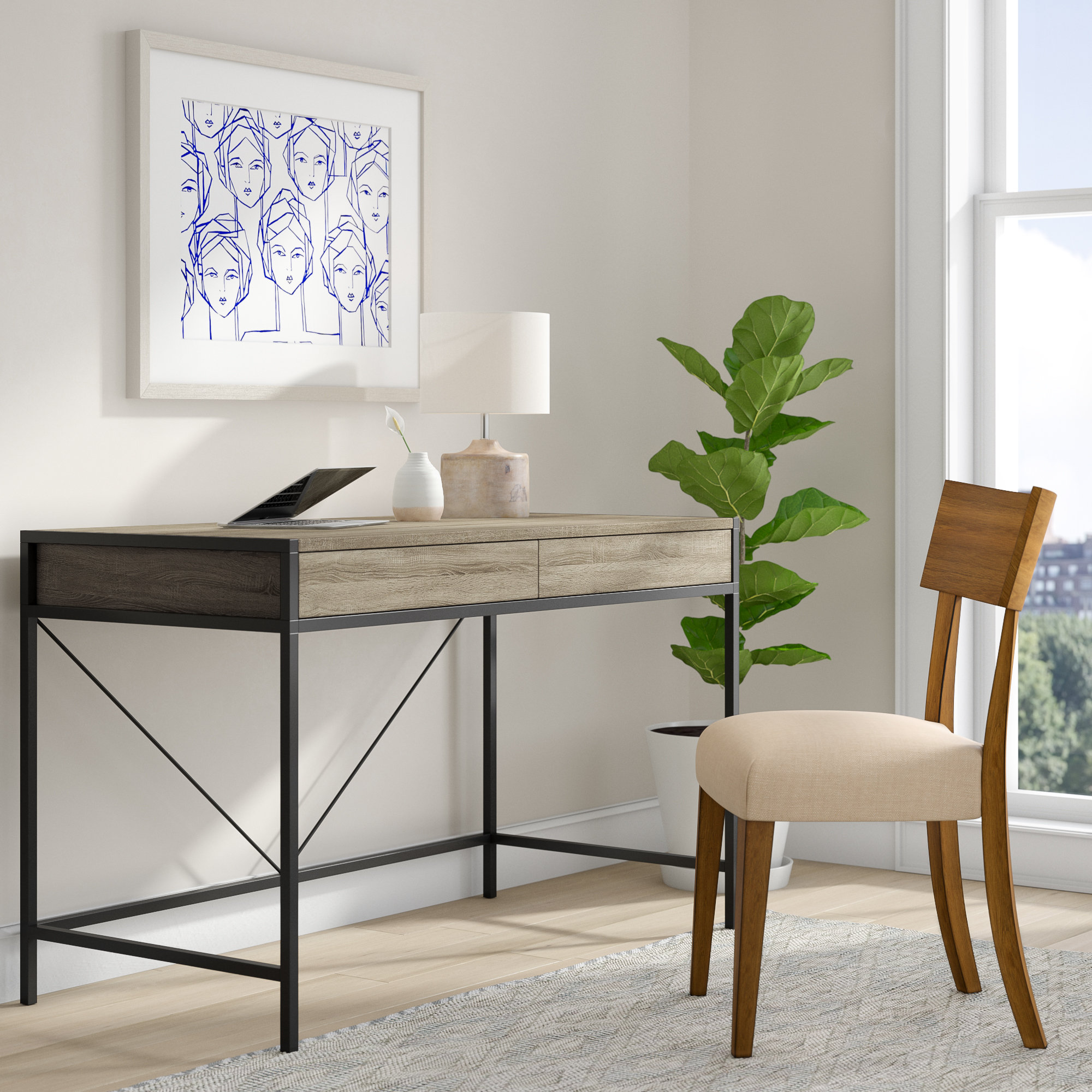Wade Logan® Lorentz Desk & Reviews | Wayfair