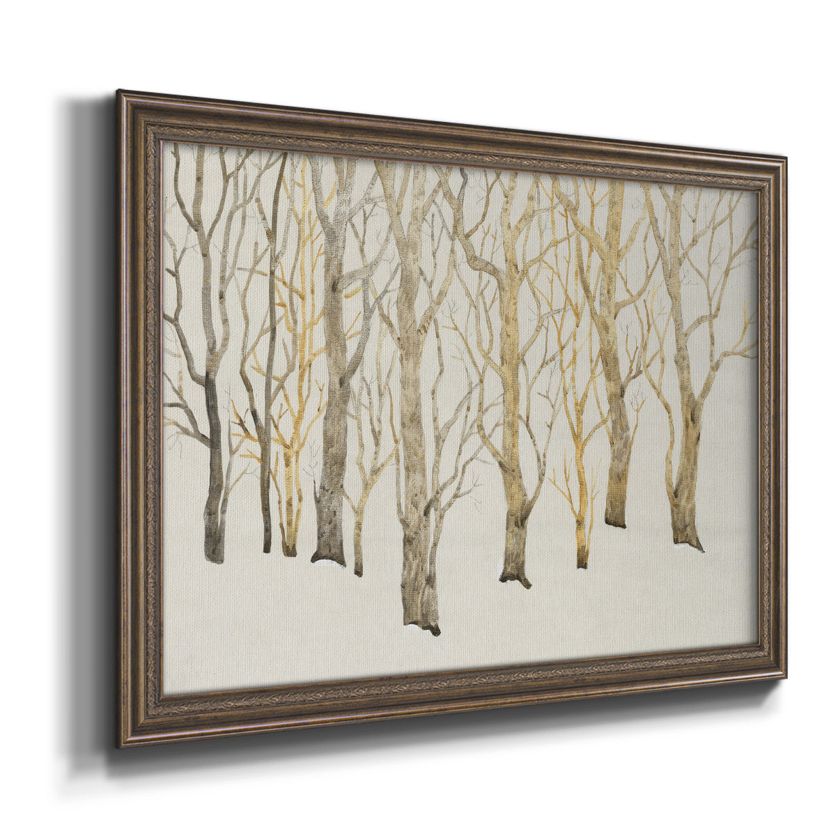 Loon Peak® Bare Trees I - Picture Frame Painting on Canvas | Wayfair